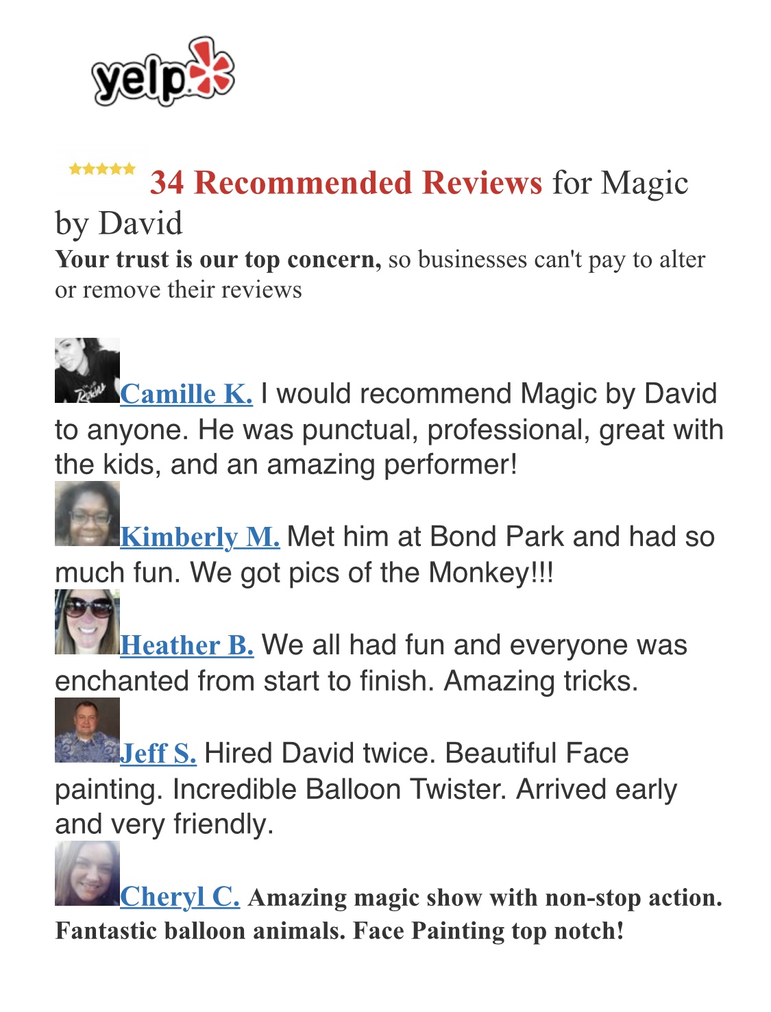 References - David Magic